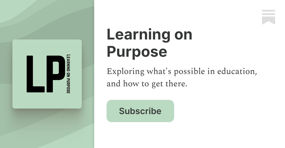 Learning on Purpose | Eric Hudson | Substack