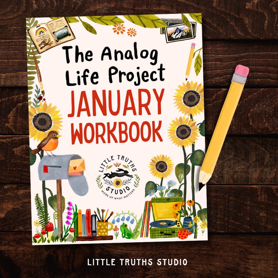 The Analog Life Project: Let's Begin! - by Lori Roberts