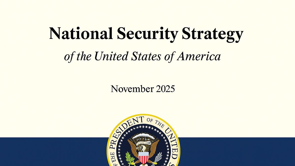 US National Security Strategy - GeoSec Insights