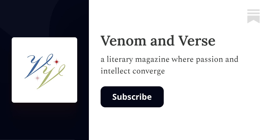 Venom and Verse | Venom & Verse | Substack