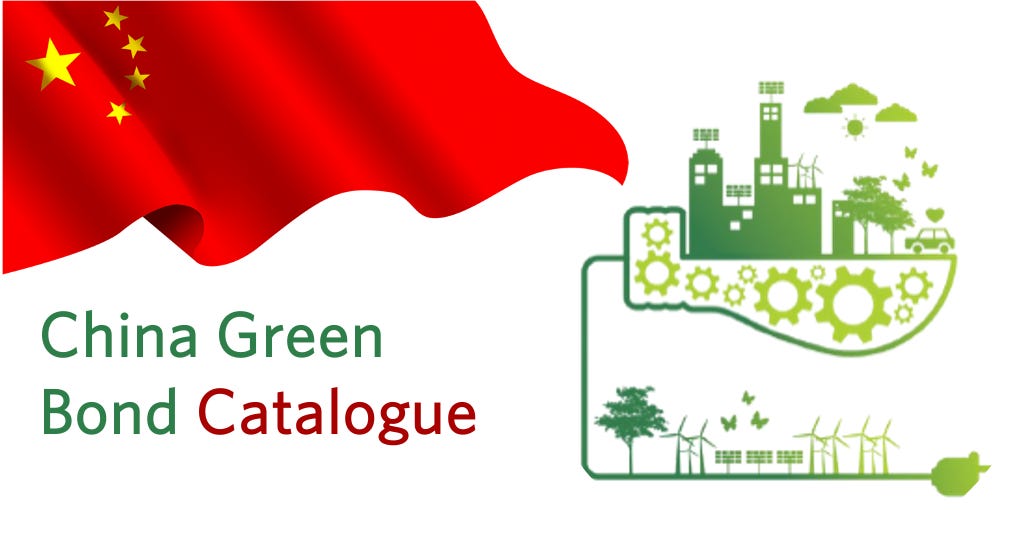 The Green Bond Endorsed Projects Catalogue - China's Green Taxonomy