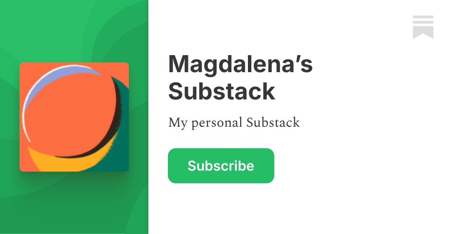 Magdalena’s Substack | Magdalena Algarin | Substack