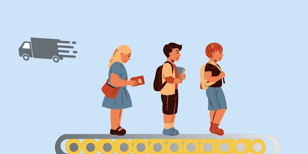The dehumanizing school car line