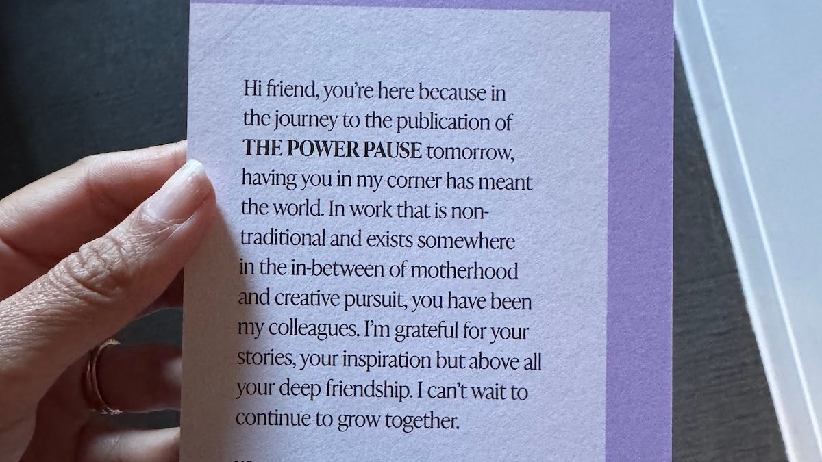 One Year After Launching THE POWER PAUSE: - by Neha Ruch
