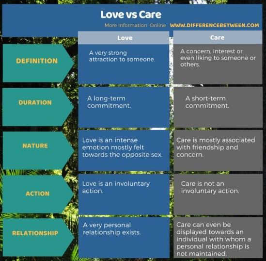 difference between love and adore