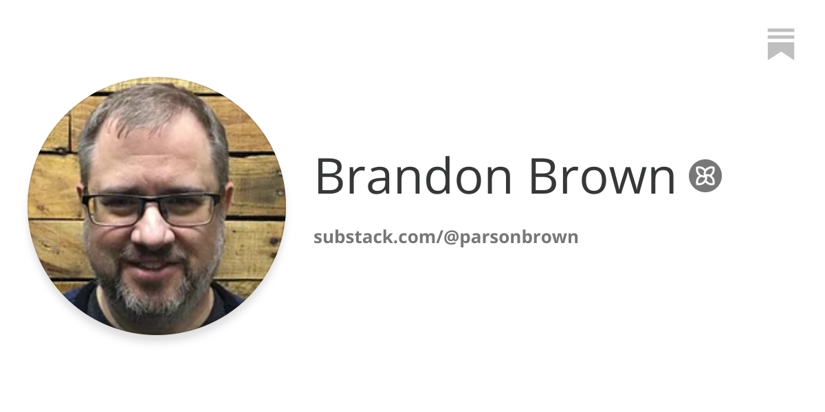 Brandon Brown | Substack