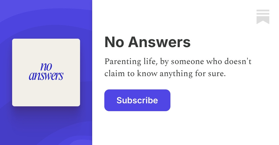 No Answers | Sara Winterhalter | Substack
