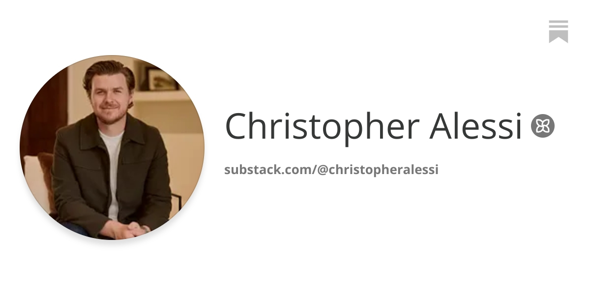 Christopher Alessi | Substack