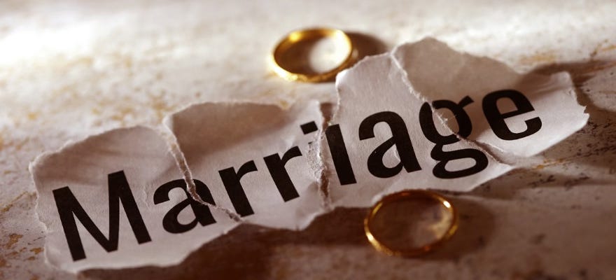 The marriage & divorce slide - Matusik Missive