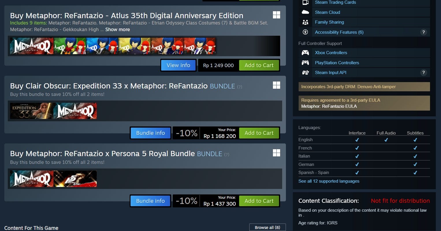 Indonesia Game Rating System on Steam Generates Controversy Among ...