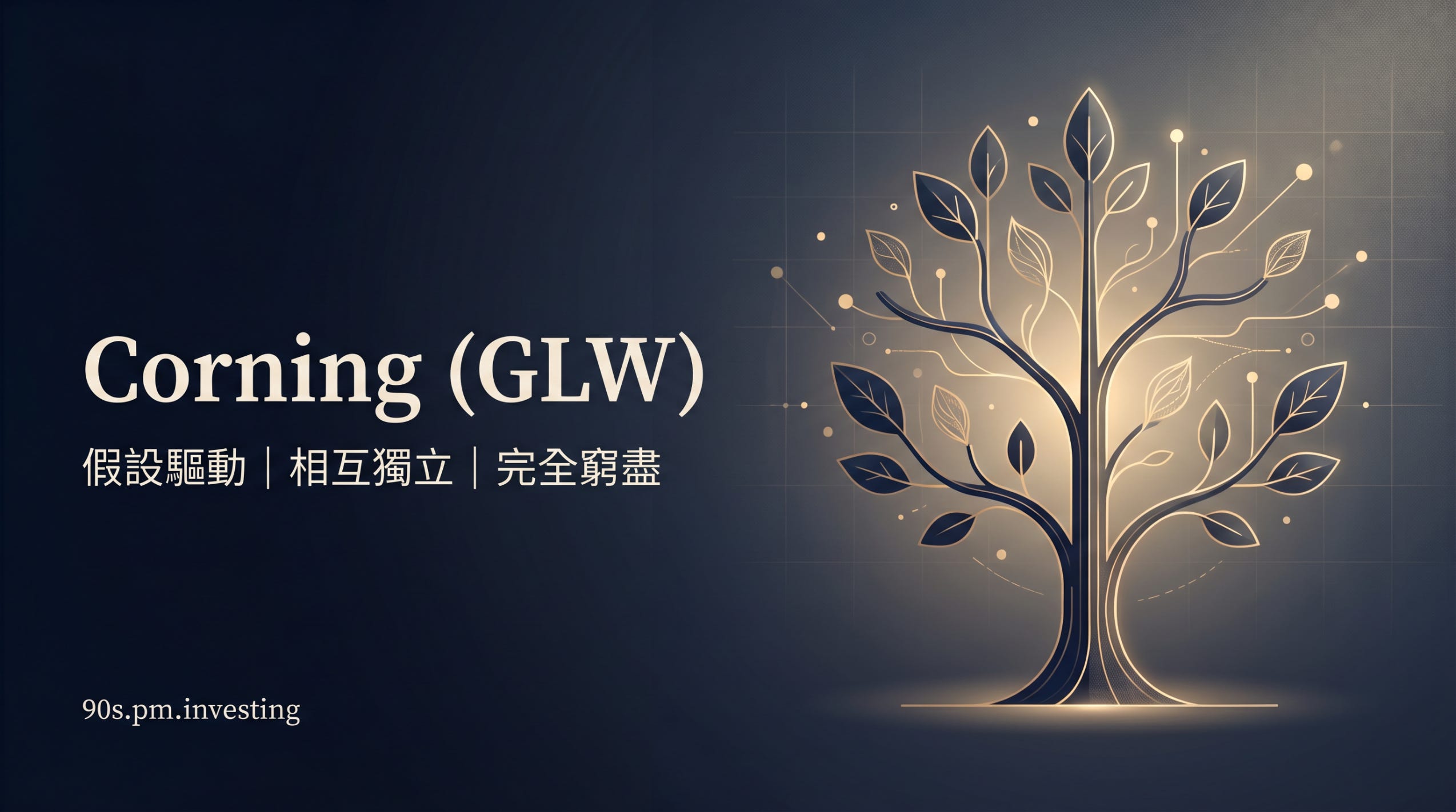 Corning Incorporated（GLW）- 我們畫樹 - 90s.pm.investing