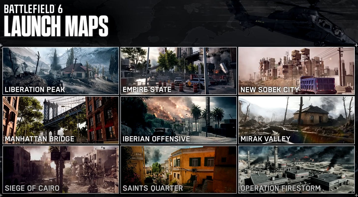 Battlefield 6 Launch Maps Explained - by Michael Is Playing