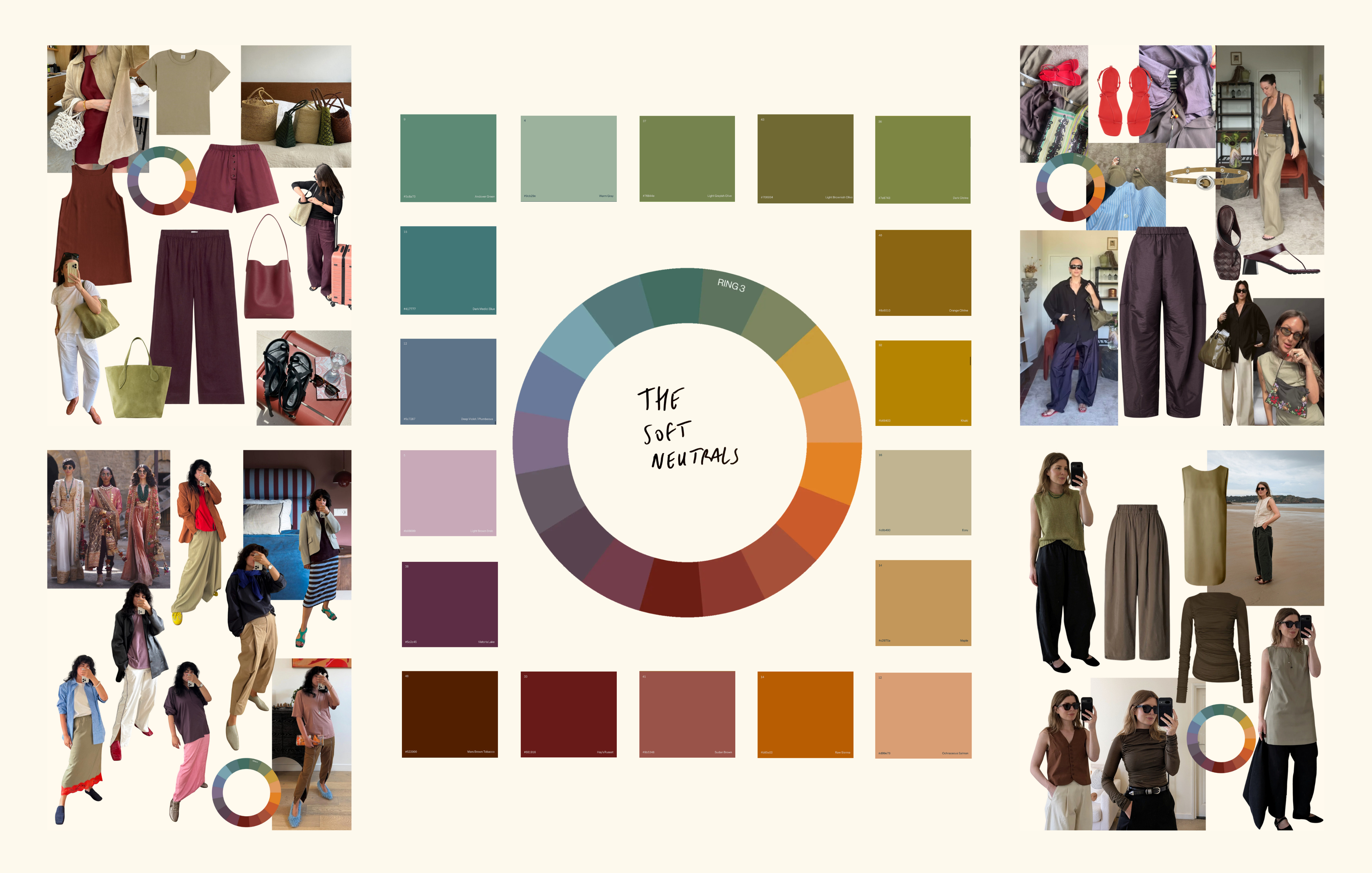 Meet The Soft Muted Neutrals (Ring 3 '-ish' colors)