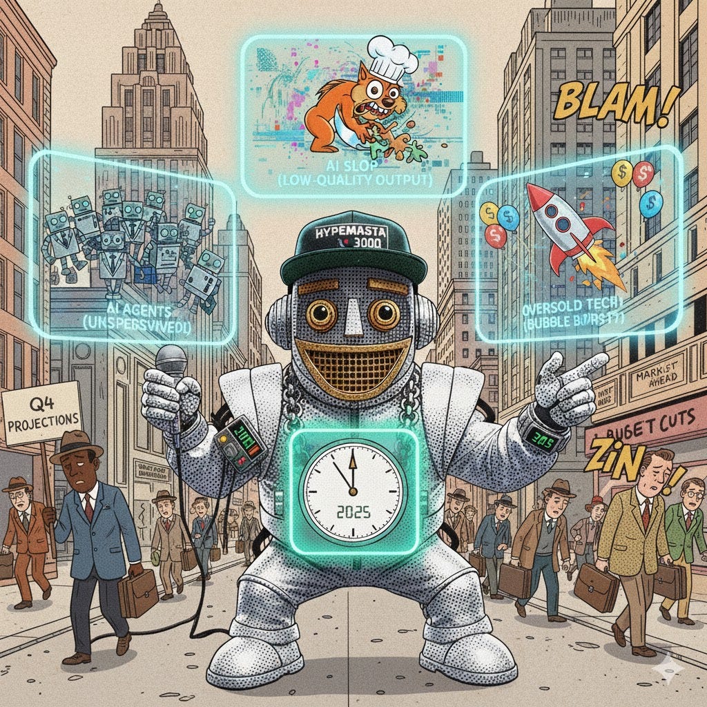 2025 Wrapped: From Hype to the Slop Wall - by Ted Murena