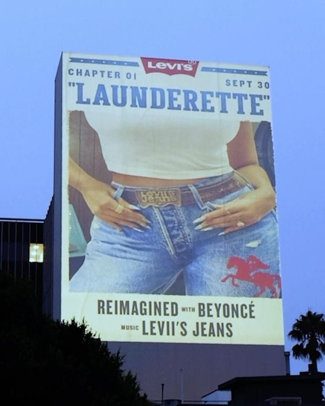 beyonce levi's ad