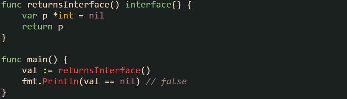 Interface Nil Checks in Go - Alexander Obregon's Substack