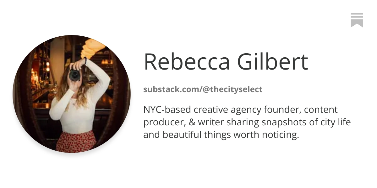 Rebecca Gilbert | Substack