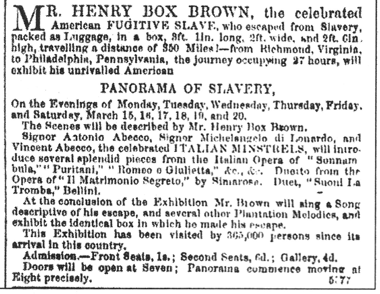 The Amazing Henry “Box” Brown - by Tom Calarco
