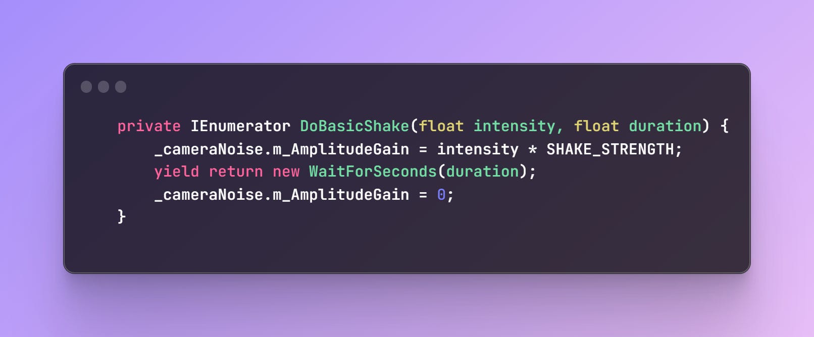 Spice Up Your Game with Screen Shake