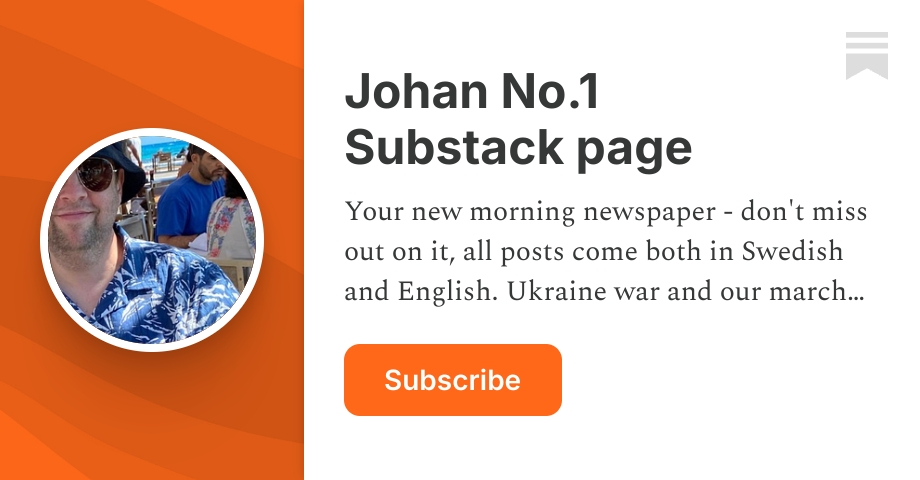 Johan No.1 Substack page | Substack