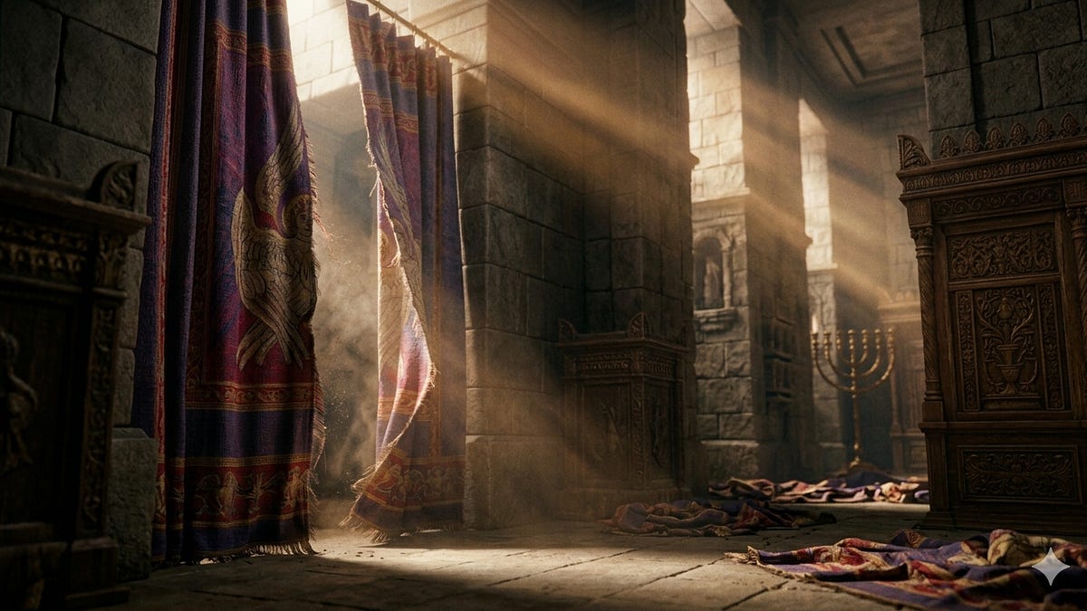 It Is Finished. The Curtain Is Open. - by David Yarborough