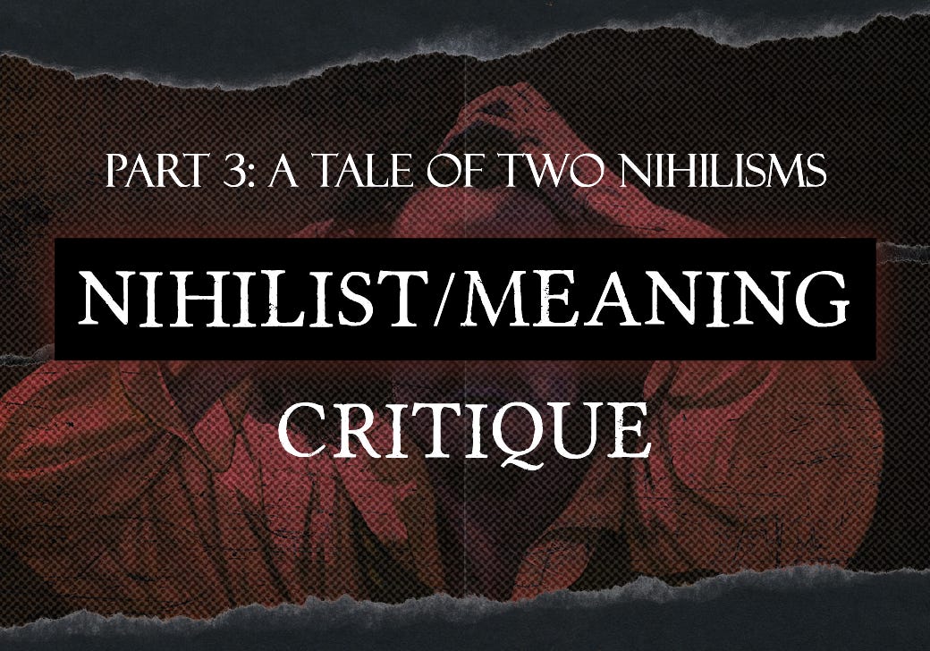 Kuhnian Nihilism vs. Nietzschean Nihilism
