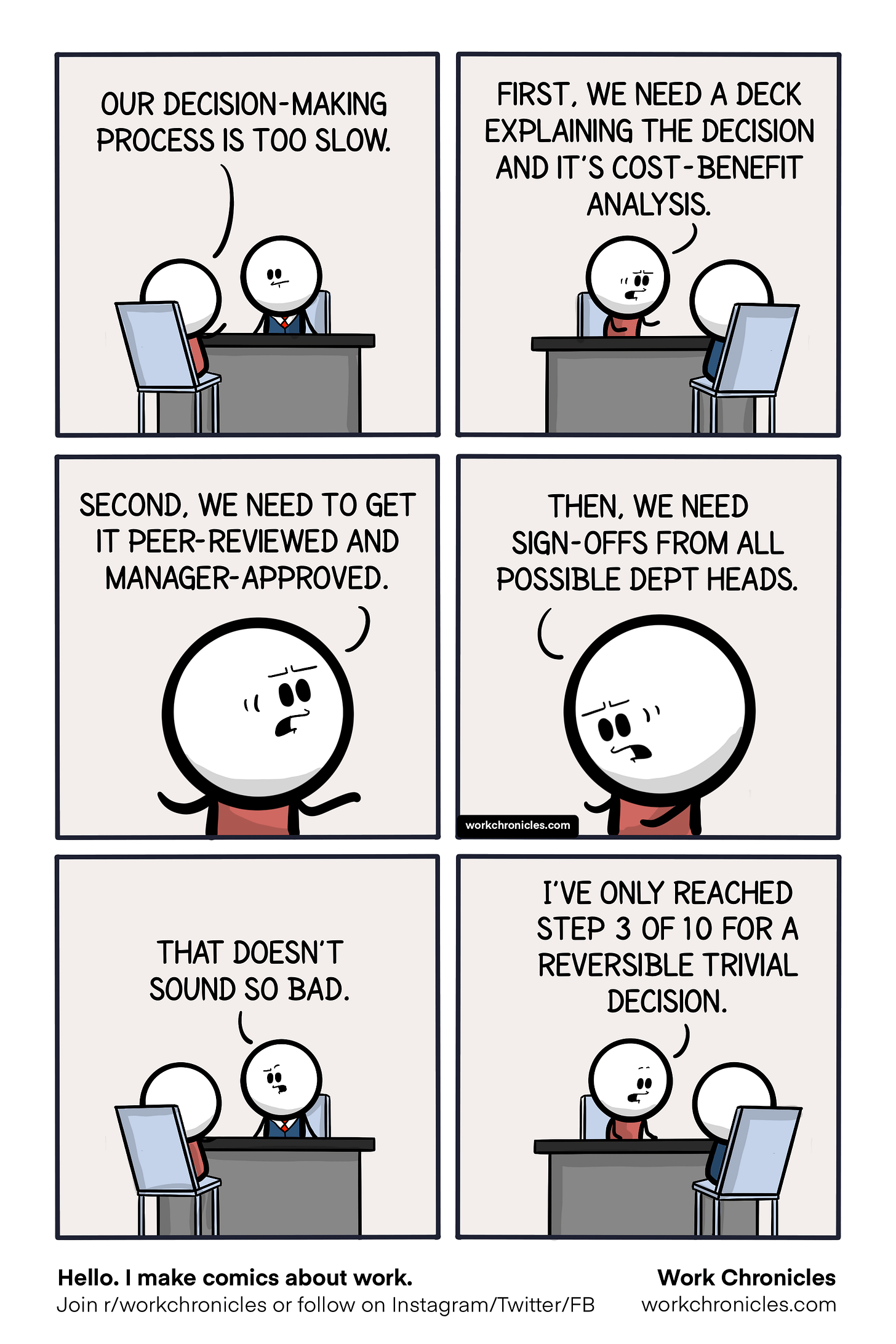 (comic) Decision-making - Work Chronicles