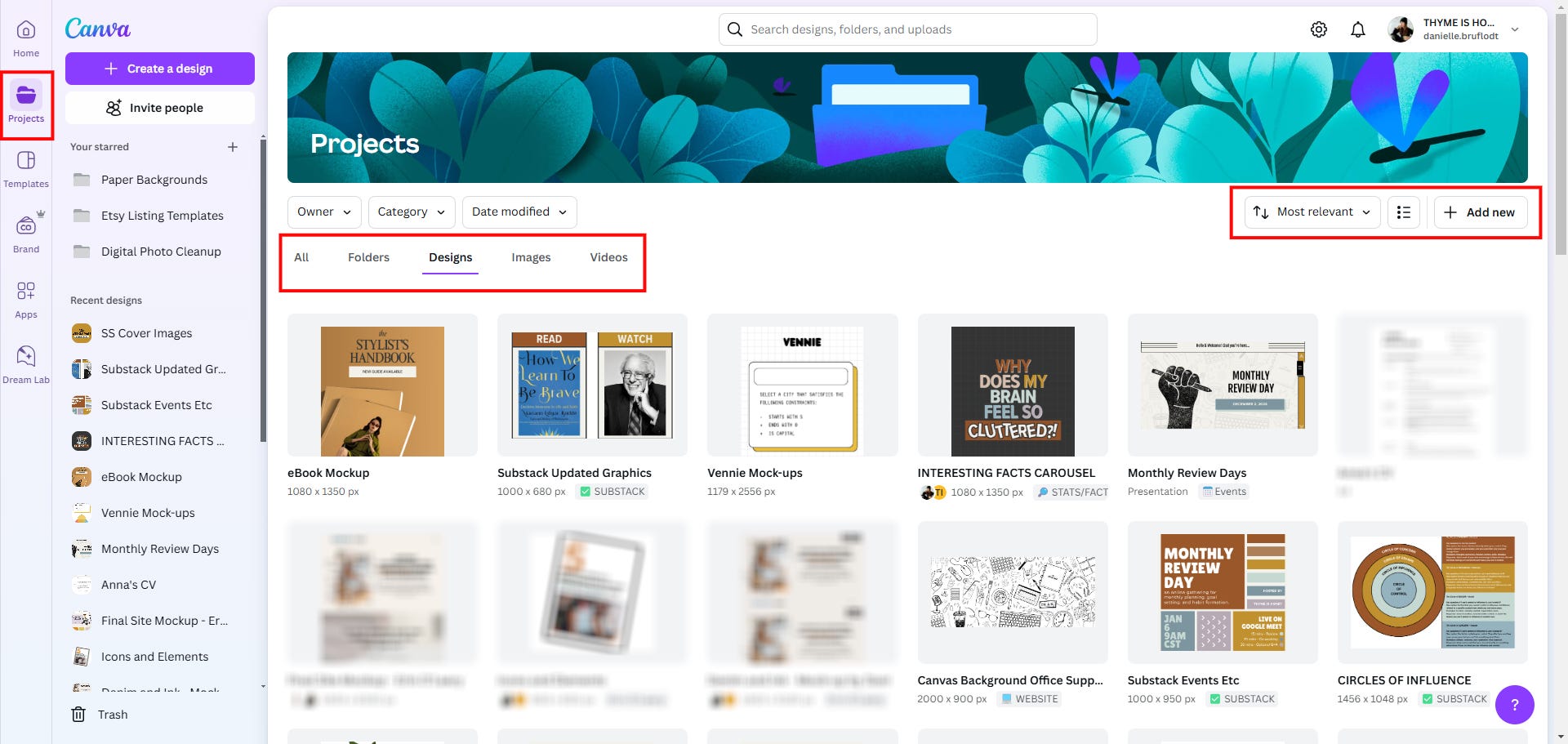 How to Organize Your Canva Account 🎨 - by Dani Bruflodt