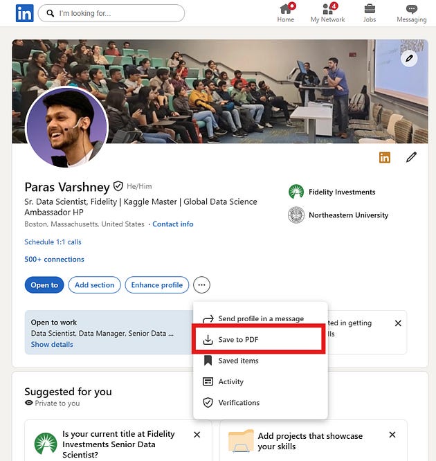 Best ATS Friendly Resume - by Paras Varshney