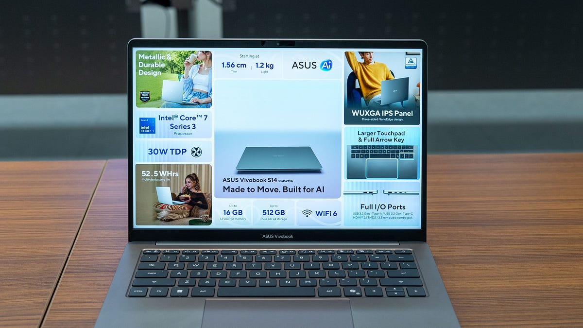 Asus Vivobook S14 Flip and S16 Flip combine 360 degree flexibility with ...