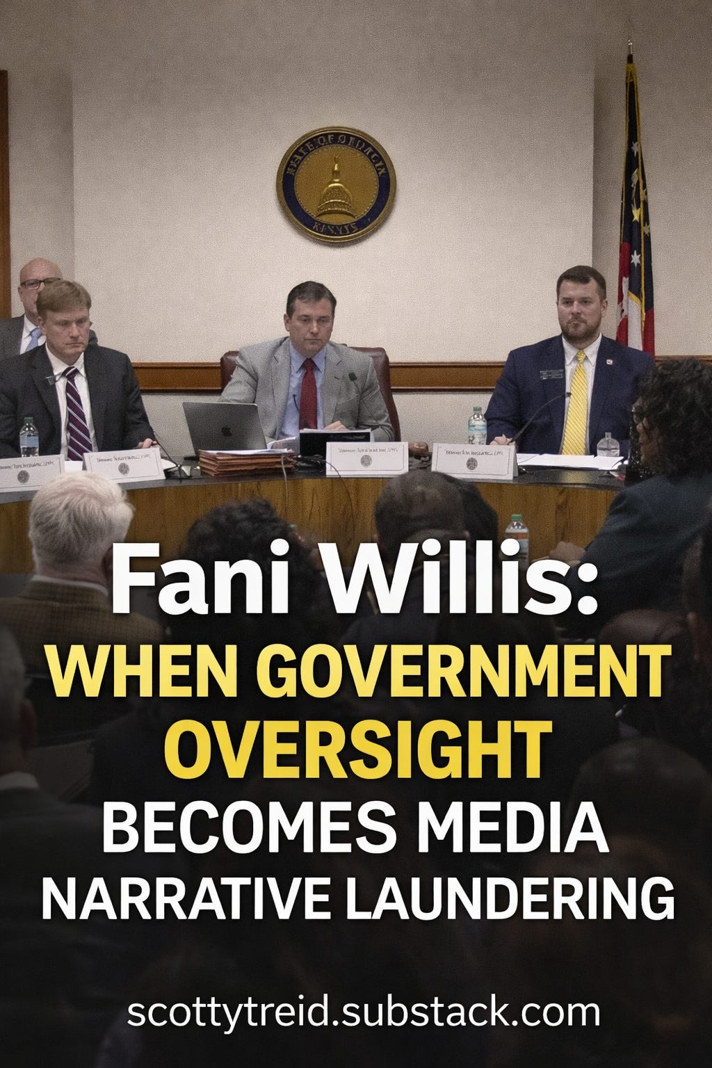 Fani Willis: When Government Oversight Becomes Media Narrative Laundering