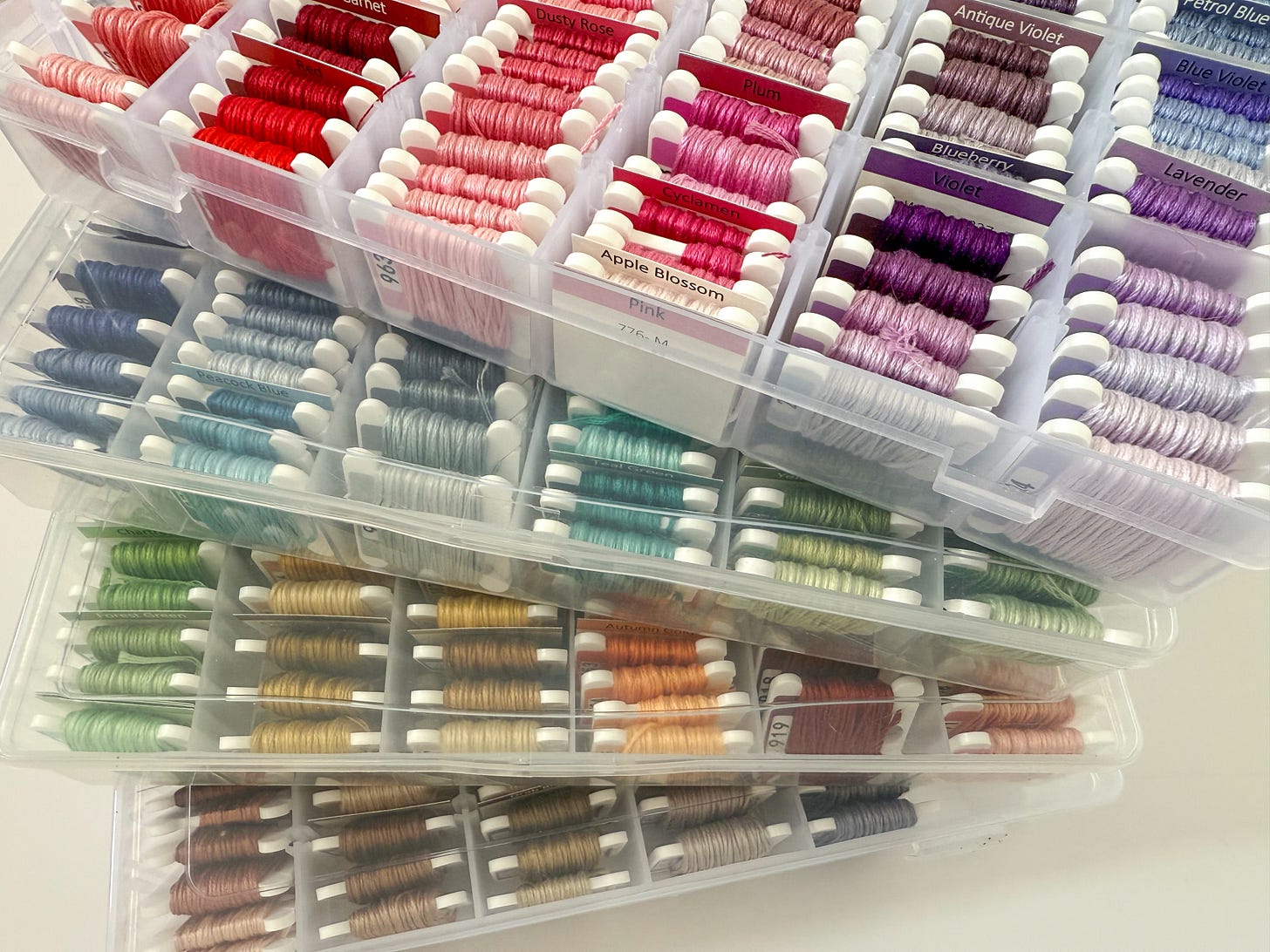 How I Organize My Embroidery Floss Collection