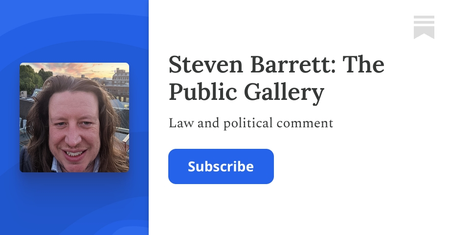 Steven Barrett: The Public Gallery | Substack