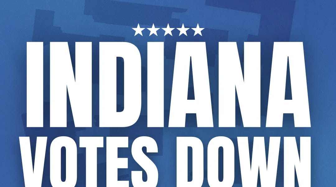 Comments - BREAKING: Indiana Senate Rejects Mid-Decade Redistricting