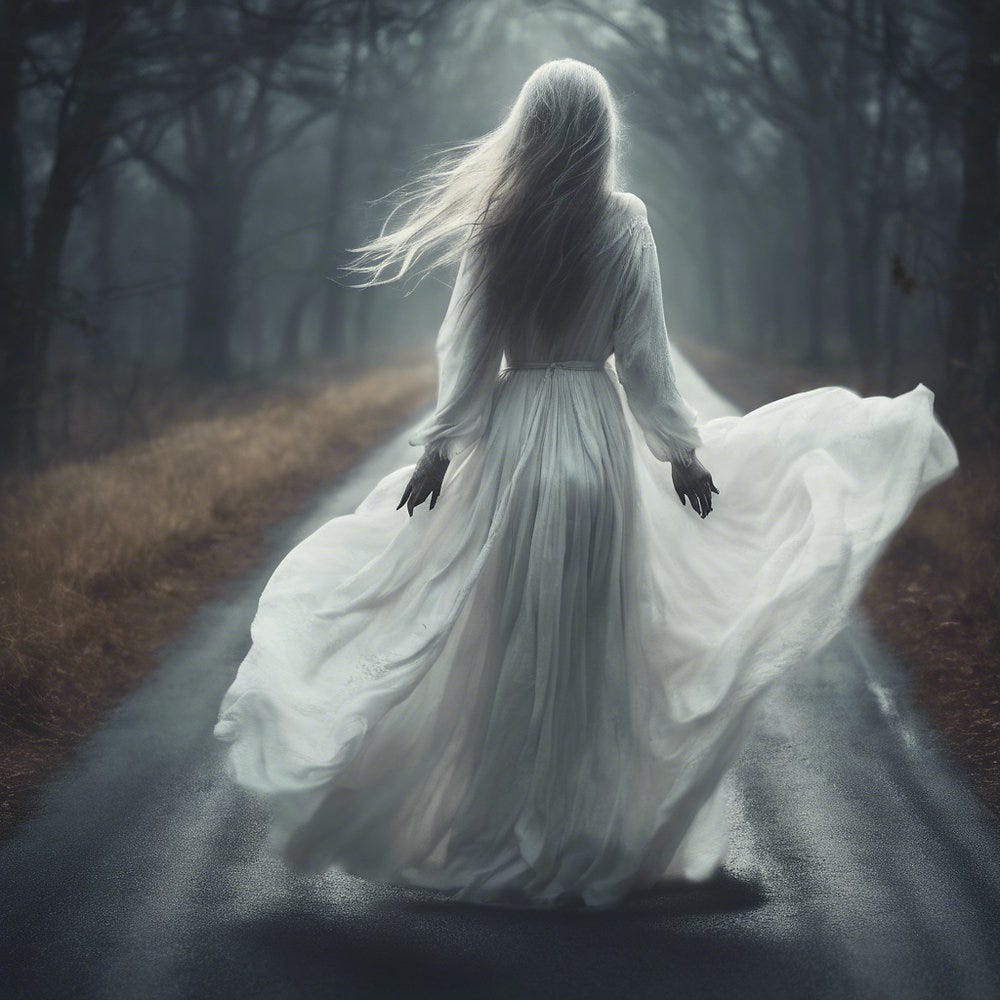 Veiled in White: The Ghostly Woman Across Cultures