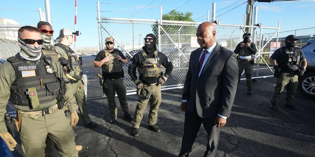 ICE agents wear masks so they can’t be held accountable—that must end!