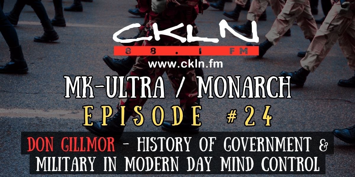CKLN Mind Control Radio Series Pt. #24: Don Gillmor - History of ...