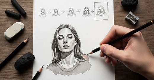 Il dottor Divago, il disegno, la pittura e la vita | Alessandro Pedroni | Substack