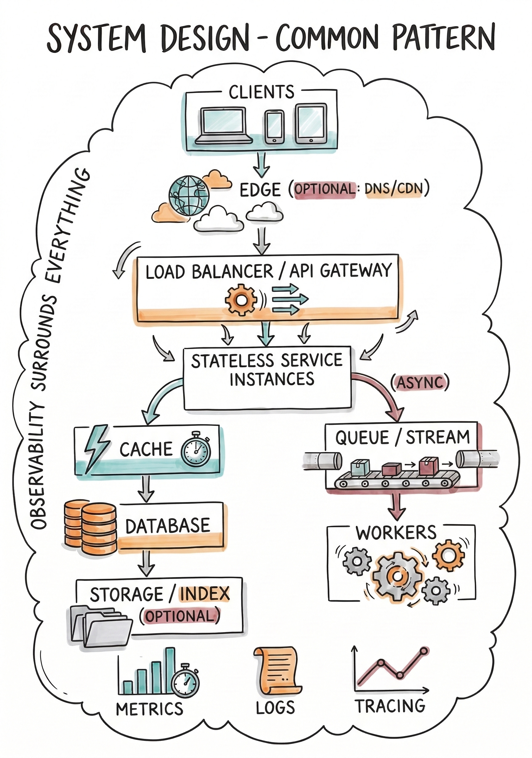 The One Diagram That Explains 80% of System Design