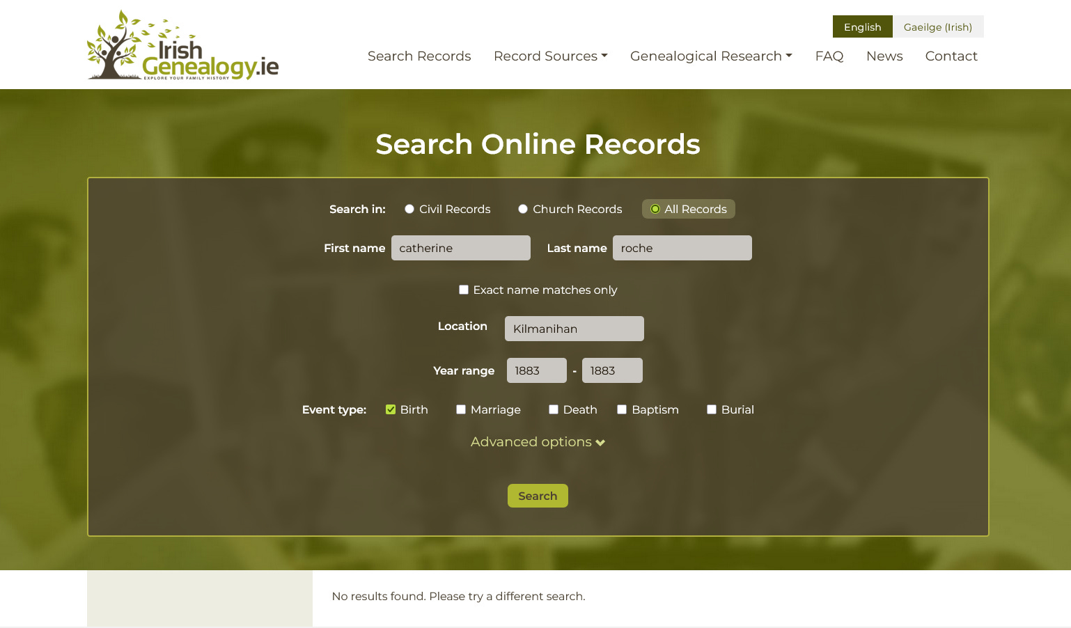 Irish Vital Records - by Deborah Carl - Mission: Genealogy