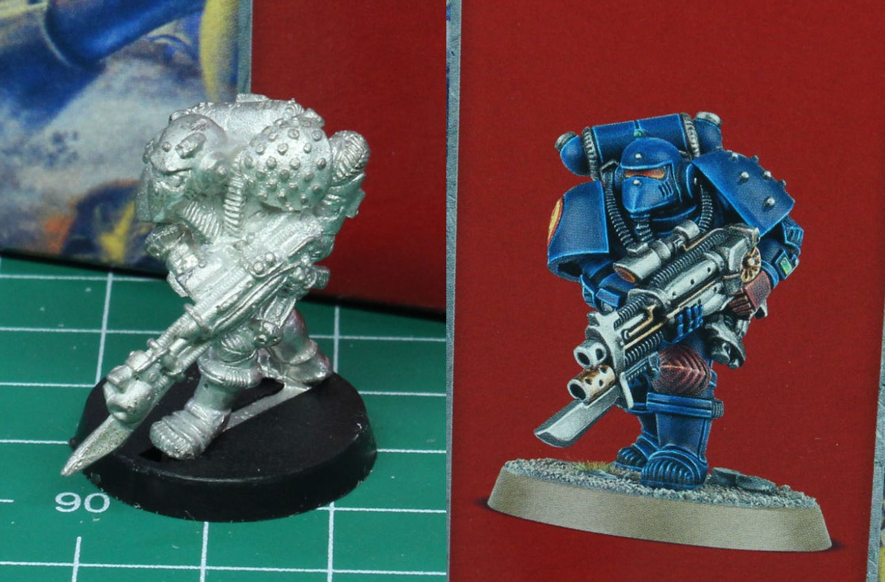 The Pre-40K Citadel Space Marines - by tomasrawlings