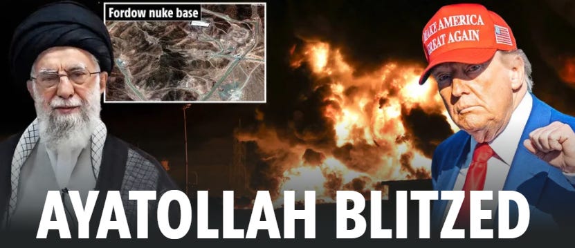 President Trump launches strikes on Iran with three nuke bases blitzed ...