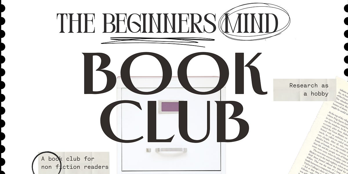 Research as a Hobby: a Book Club - by Flossy Fay