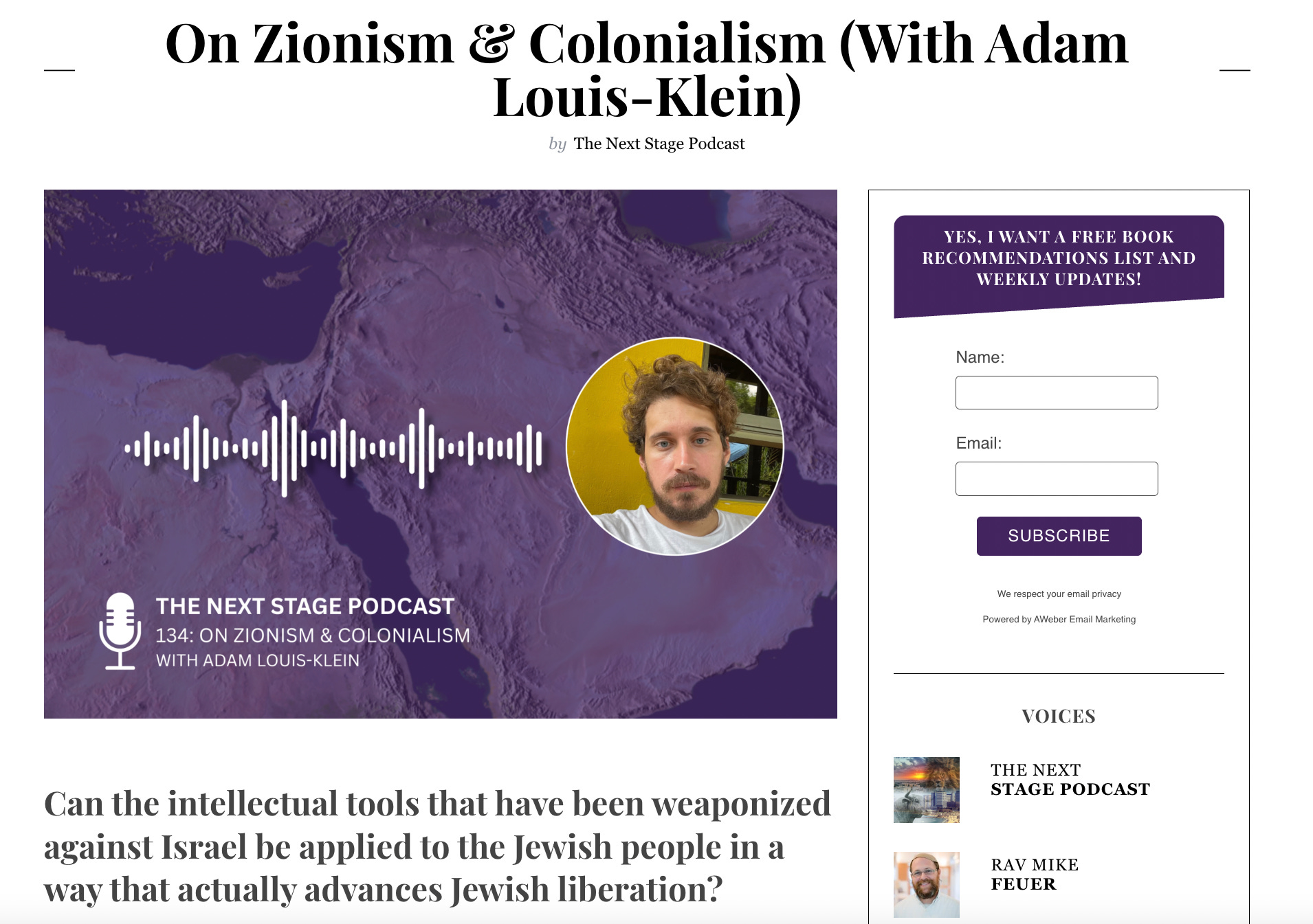 Podcast: VISION Magazine - by Adam Louis-Klein
