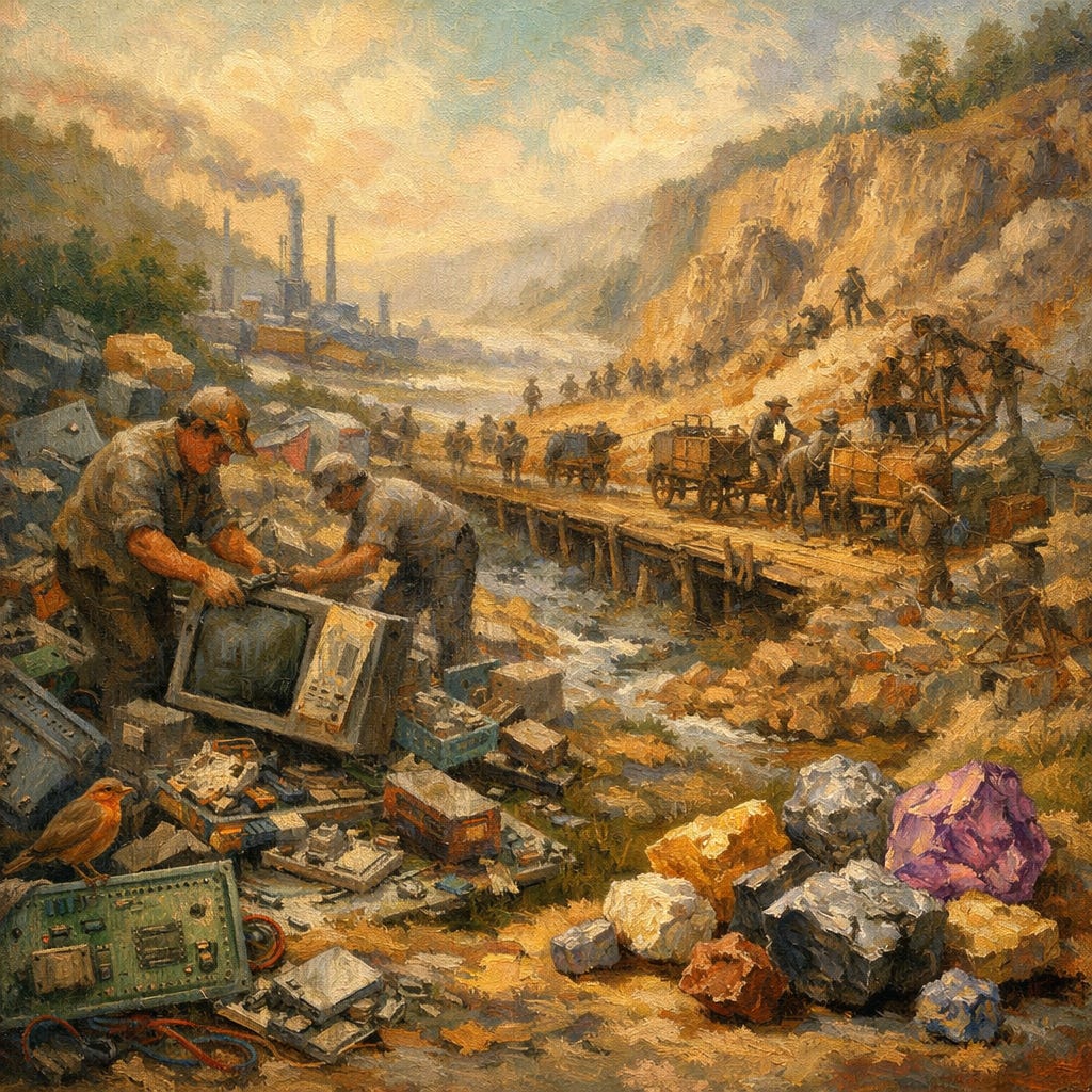 E-waste and Critical Mineral Processing