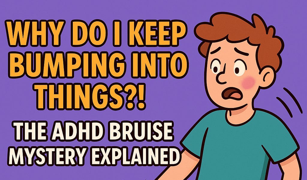 💥 Why Do I Keep Bumping Into Things?! The ADHD Bruise Mystery Explained 🟣