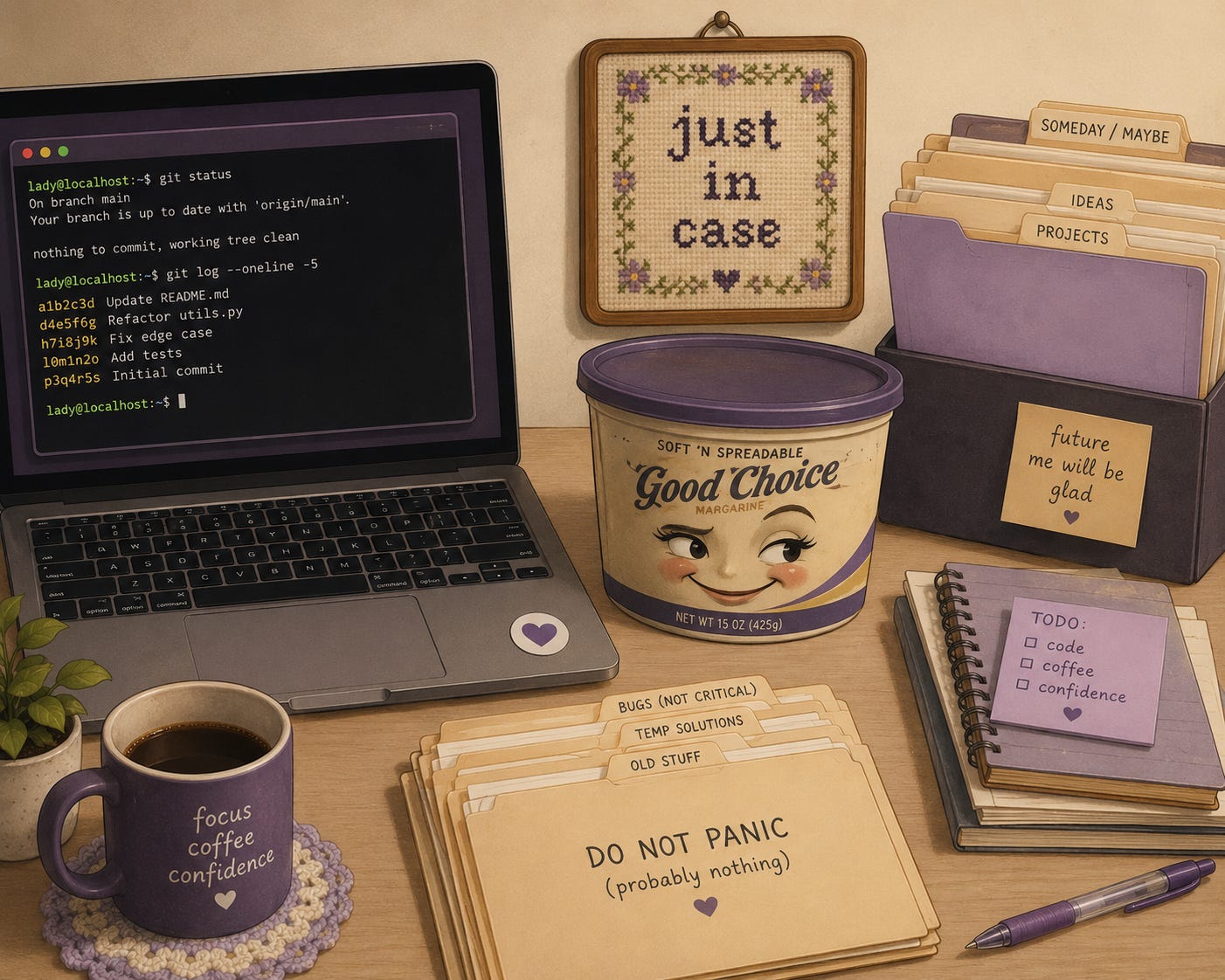 Backups, Parquet, and the Margarine Tub