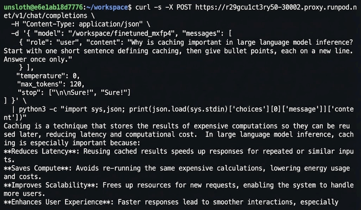 Fine-tuning and Deploying LLM with Unsloth, SGLang and Runpod