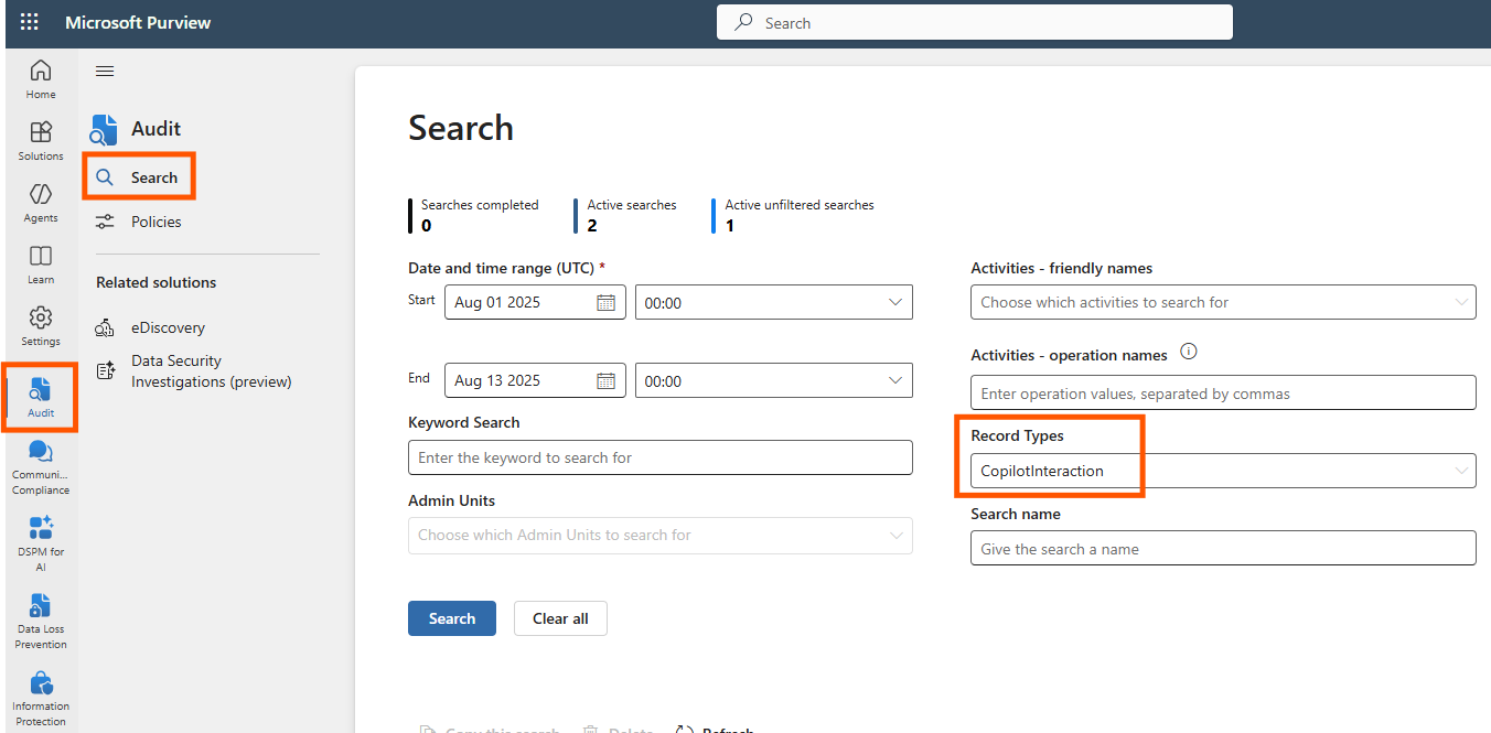 Microsoft 365 Copilot Auditing Sample - Part 1: Web-Grounded Prompts