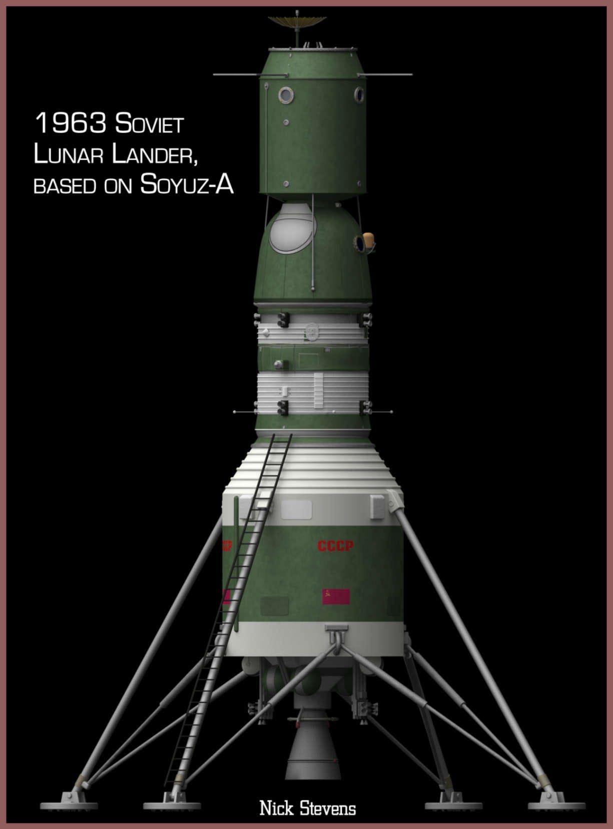 Soviet Space, Collected CGI - by Nick Stevens Graphics